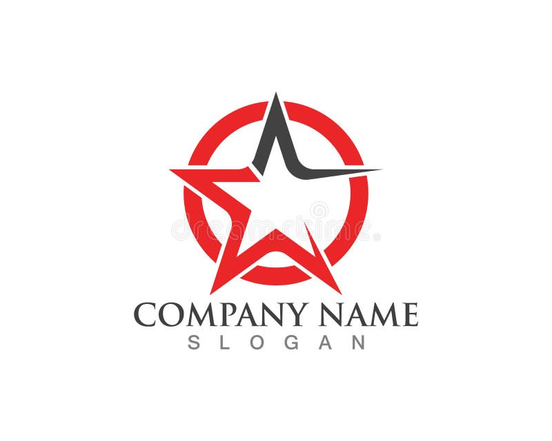 Star Logo Template stock vector. Illustration of identity - 118056508