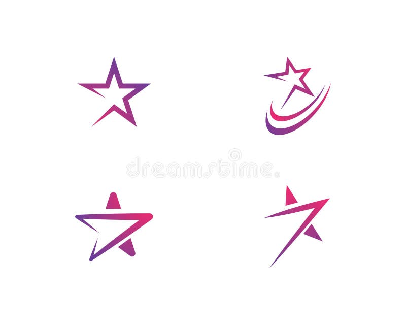 Star Logo Template stock vector. Illustration of vector - 128540067