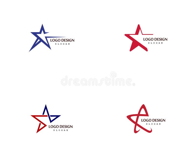 Star Logo Template Vector Icon Illustration Design Stock Illustration ...