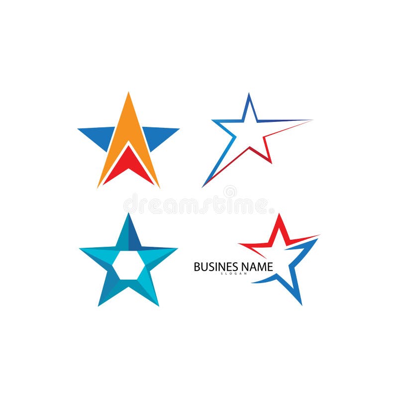 Star Logo Template stock vector. Illustration of logo - 172078098