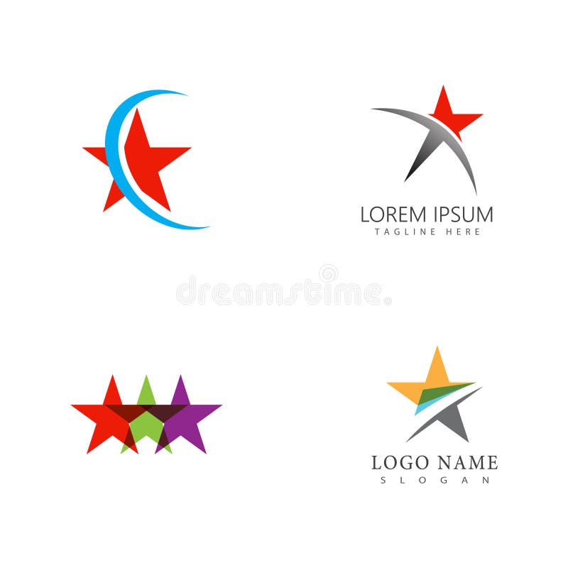 Star Logo Vector Template Element Symbol Design Stock Vector ...