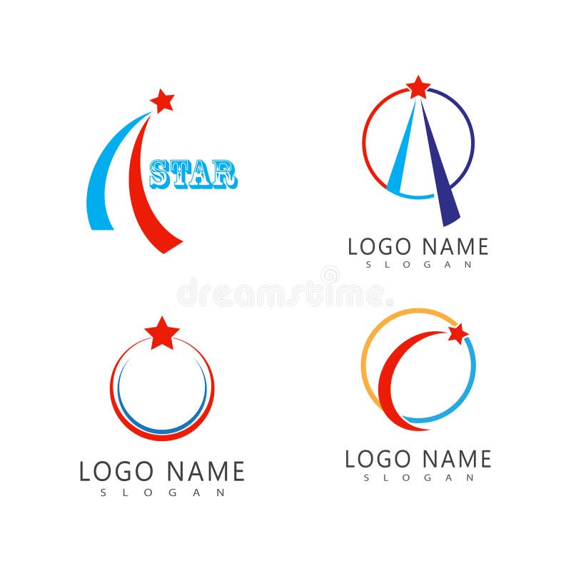 Star Logo Vector Template Element Symbol Design Stock Vector ...
