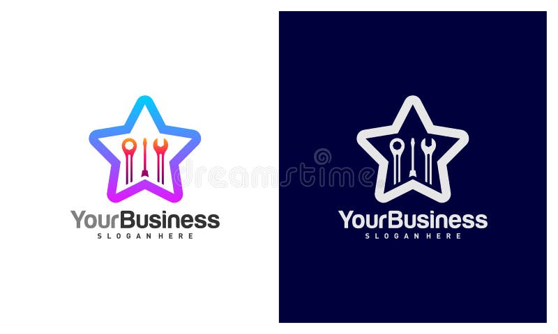 Star Mechanic Logo Vector Template, Creative Mechanic Logo Design ...