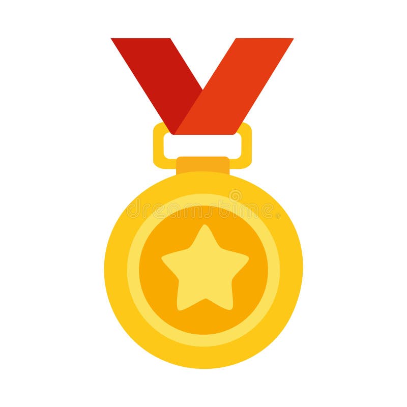 Star medal award ribbon stock vector. Illustration of champion - 361311736