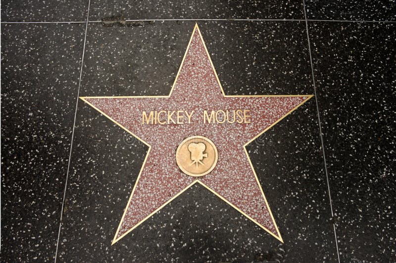 The star of Mickey Mouse editorial photo. Image of hollywood - 20899911