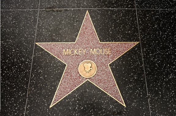 The star of Mickey Mouse editorial photo. Image of hollywood - 20899911