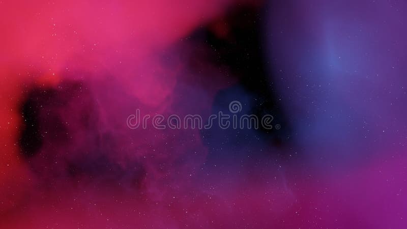 High Resolution Star Nebula Generated in a 3D Simulator Stock ...