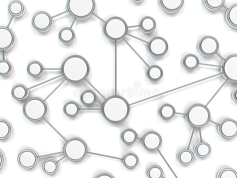 Star network stock illustration. Illustration of management - 36177459