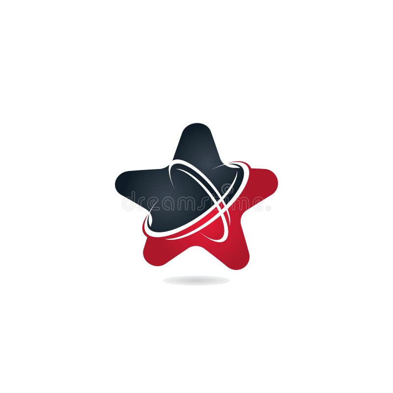 Star Networking Vector Logo Design. Stock Vector - Illustration of ...