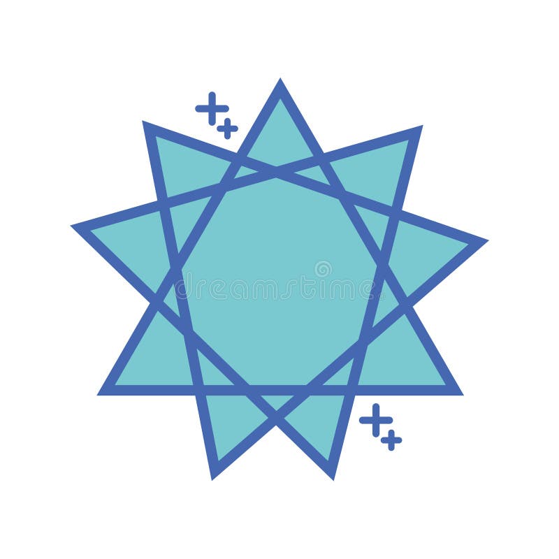 Nine Pointed Star Stock Illustrations – 115 Nine Pointed Star Stock ...