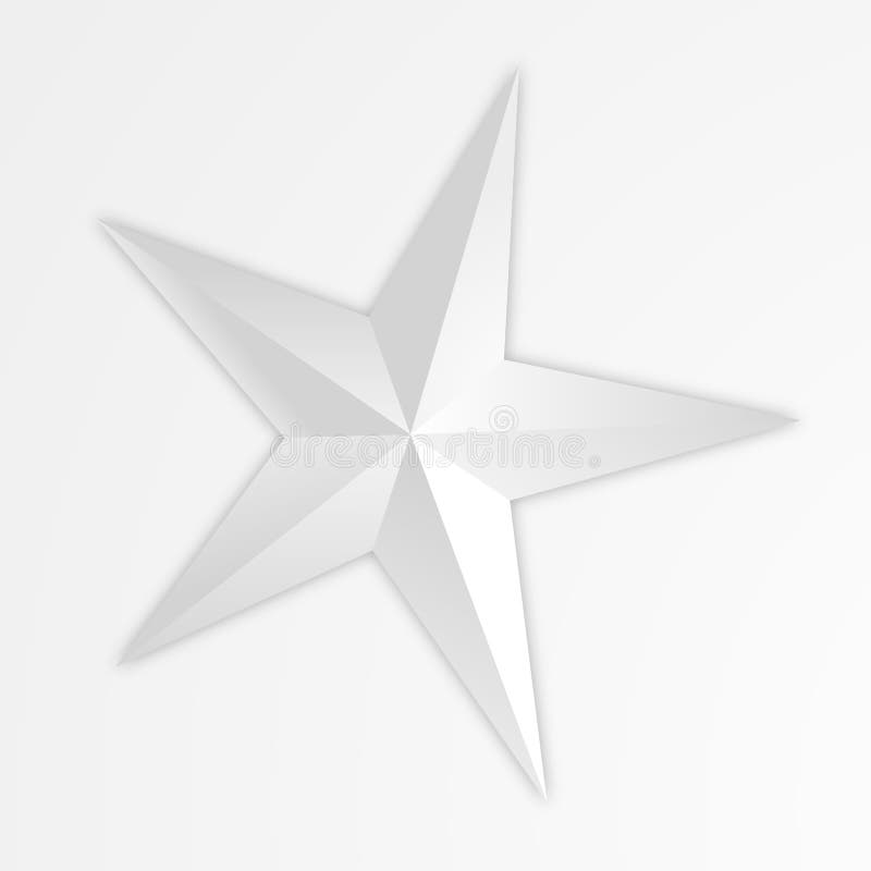 Star from a paper vector stock vector. Illustration of sheet - 89175021