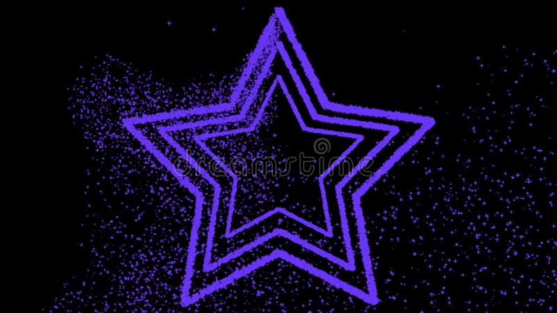 Star Particle Brush Stroke Shape Motion Graphics Stock Footage - Video ...