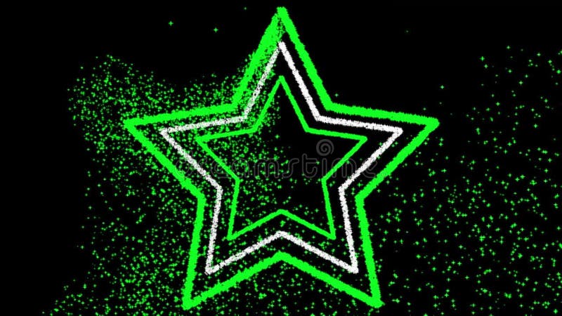 Star Particle Brush Stroke Shape Motion Graphics Stock Footage - Video ...