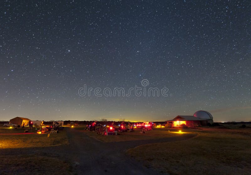 Star Party -- the Viewing Field Stock Photo - Image of telescope ...