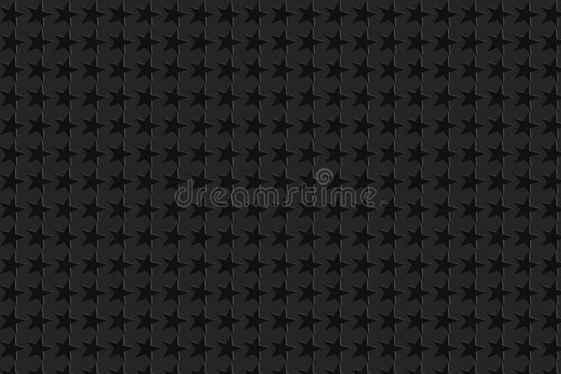 Star Pattern on Black Background Stock Image - Image of texture ...