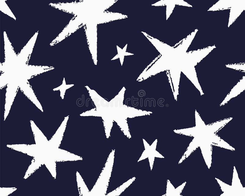 Star Pattern, Seamless Background. Repeating Print Design, Endless ...