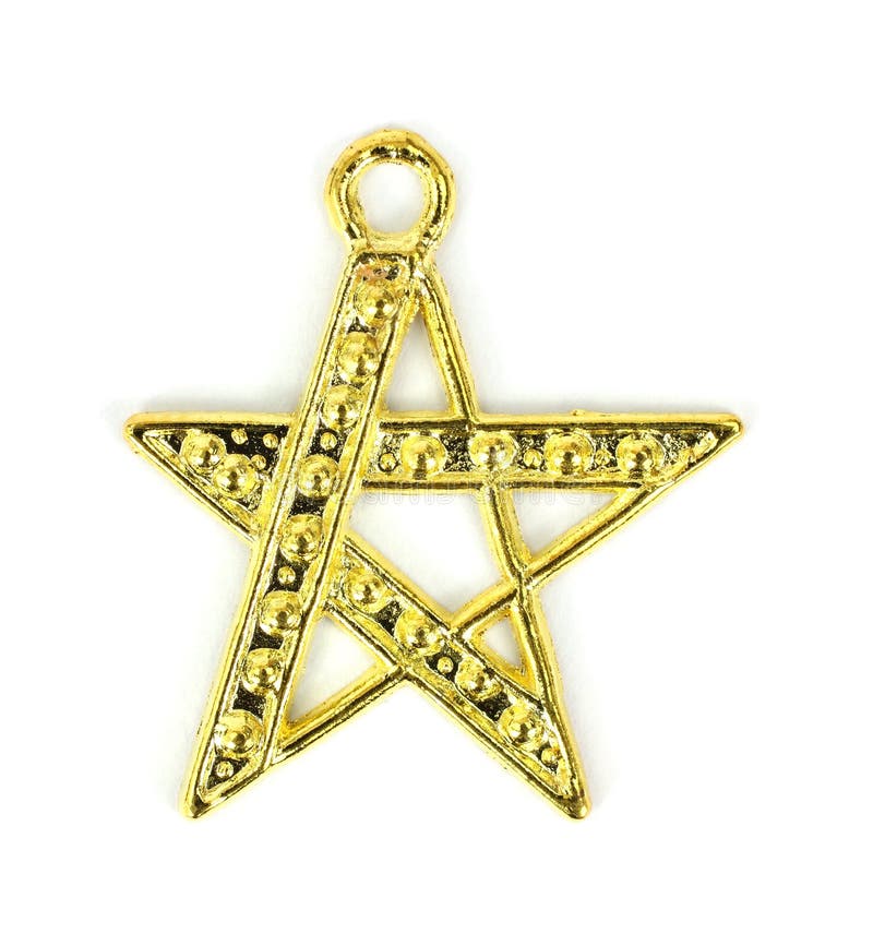 Star pendant stock photo. Image of costume, dime, pentagram - 14535604