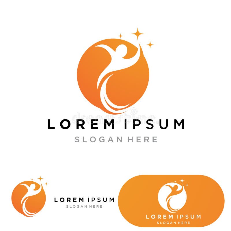 Star People Logo Design. Star Community Vector Logo Stock Vector ...