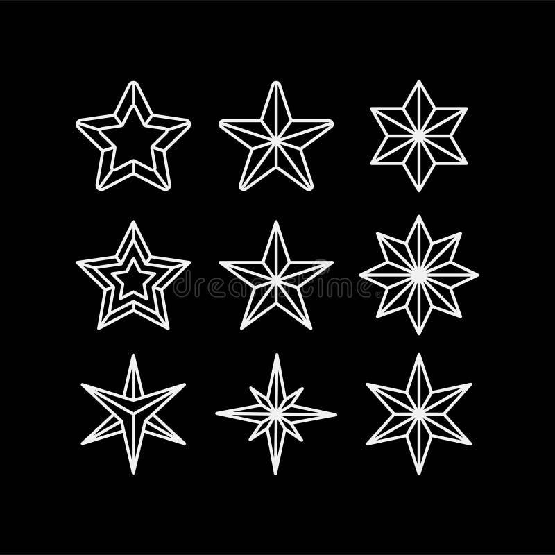 Star Pictogram with Spikes in Flame. Call the Devil Stock Vector ...