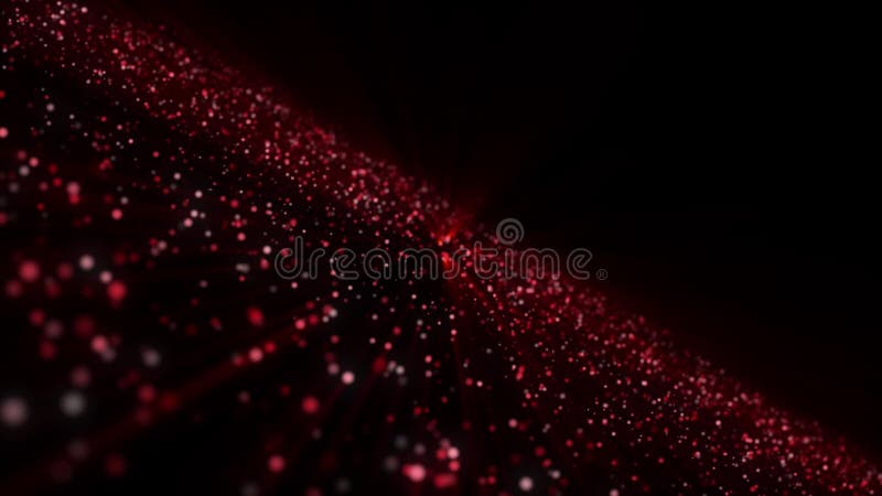 Star Planet. a Planet Made Up of Glowing Red Particles. Red Dust. Part ...