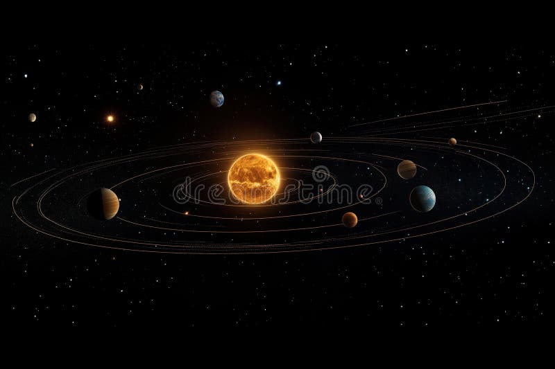 Star and Planets in Orbit: Celestial Mechanics, Solar System, Astronomy ...