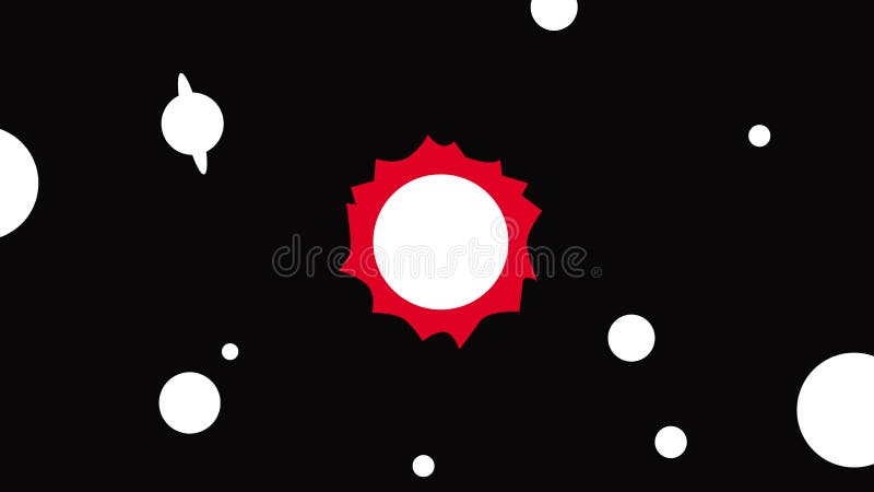 Star and Planets. Stylized Drawing of the Solar System Stock Vector ...
