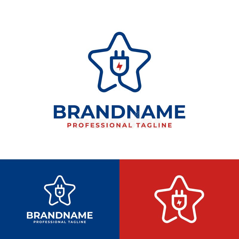 Star Plug Logo, Suitable for Any Business Related To Star and Plug ...