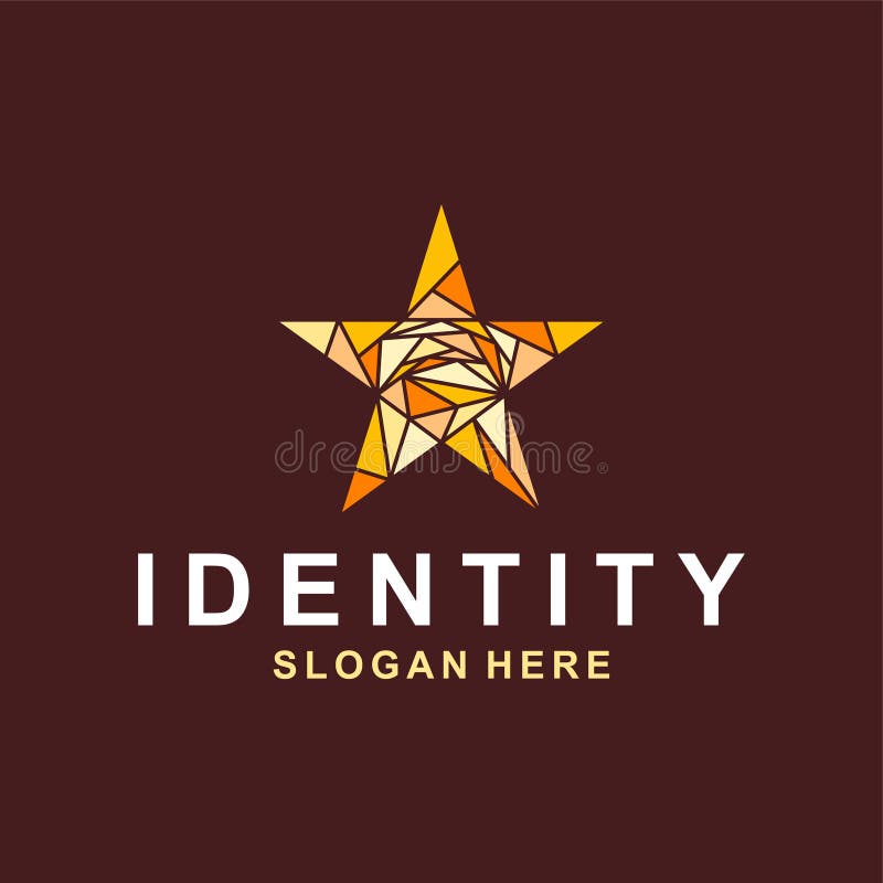 Star Polygon Geometric Style Logo Design, Logo Vector Design. Abstract ...