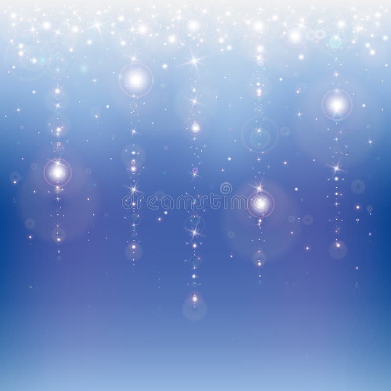 Star rain stock vector. Illustration of flying, graphics - 33588265