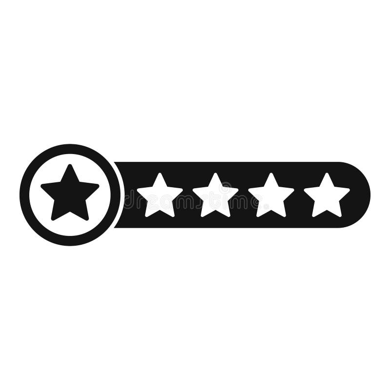 Star Ranking Icon Simple Vector. Medal Award Stock Vector ...