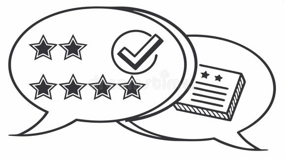 Star Rating and Comments, Customer Feedback, Review System, Rating Icon ...