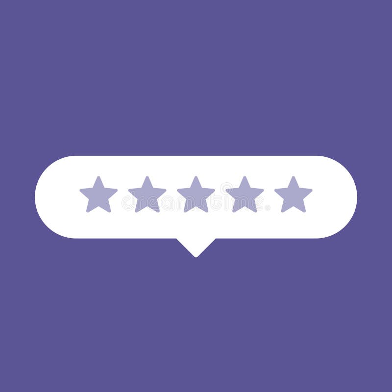 0 of 5 Star Rating Icon Vector Illustration for Website or App Stock ...
