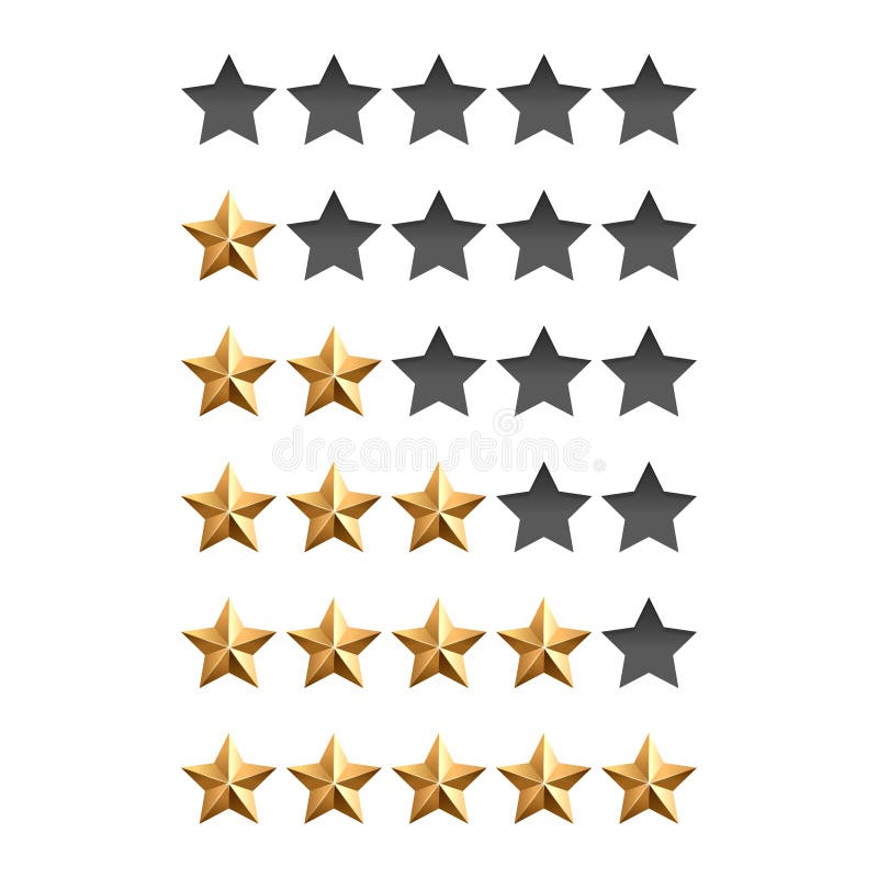 Star Rating Icon Vector Illustration for Website or App Stock Vector ...