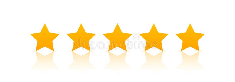 Rating Stars 5 Rate Review Vector Web Ranking Star Stock Vector ...