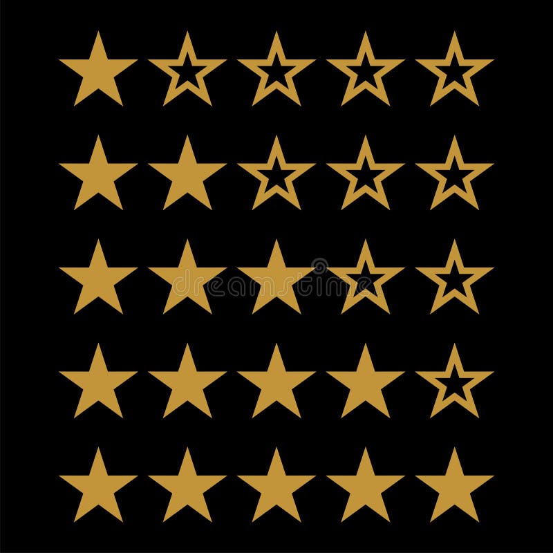 Star Rating Logo Template Illustration Design. Vector EPS 10 Stock ...