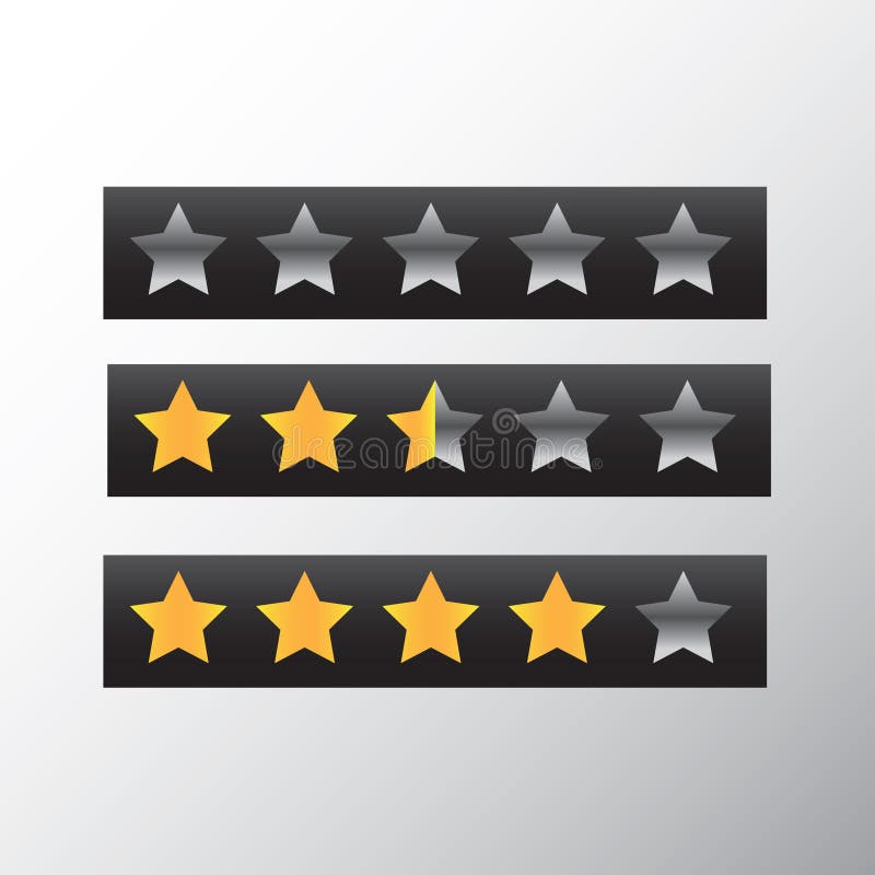 Star Ratings. Vector Illustration Decorative Design Stock Vector ...