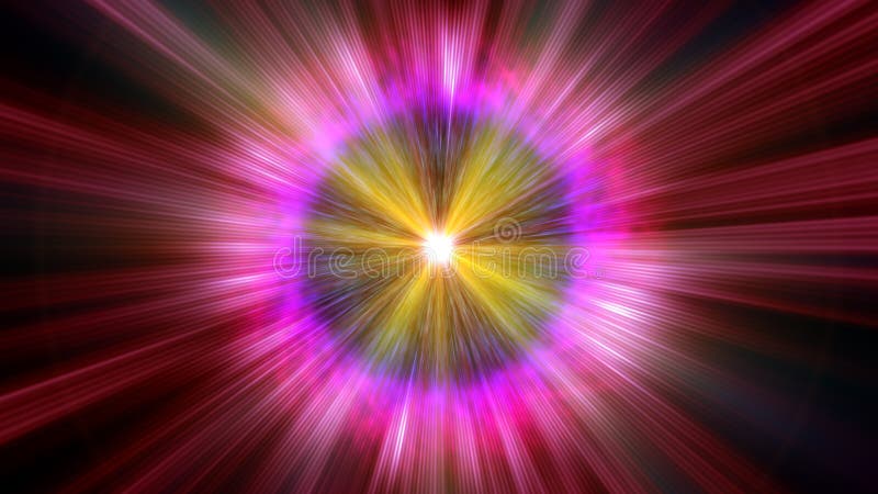 Star ray light in space stock illustration. Illustration of rainbow ...
