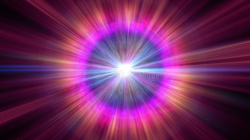 Star ray light in space stock illustration. Illustration of beam ...