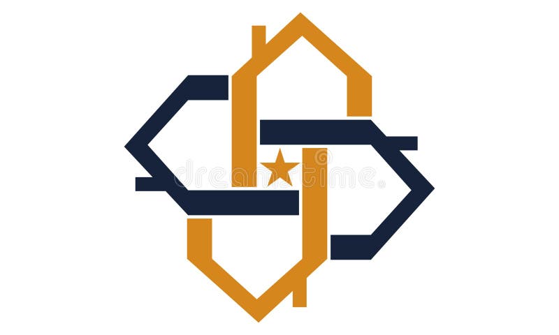 Star Real Estate stock vector. Illustration of finance - 104576496