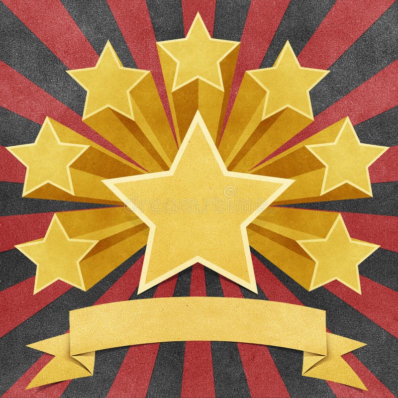 Star recycled paper craft stock image. Image of note - 20706417