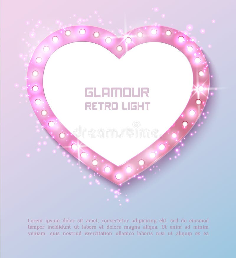 Star Retro Light Banner on the Red Curtains Theater Background Stock ...