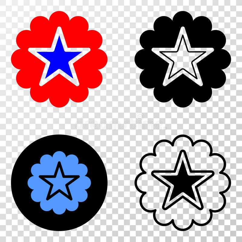 Star Rosette. Vector Illustration Decorative Background Design Stock ...