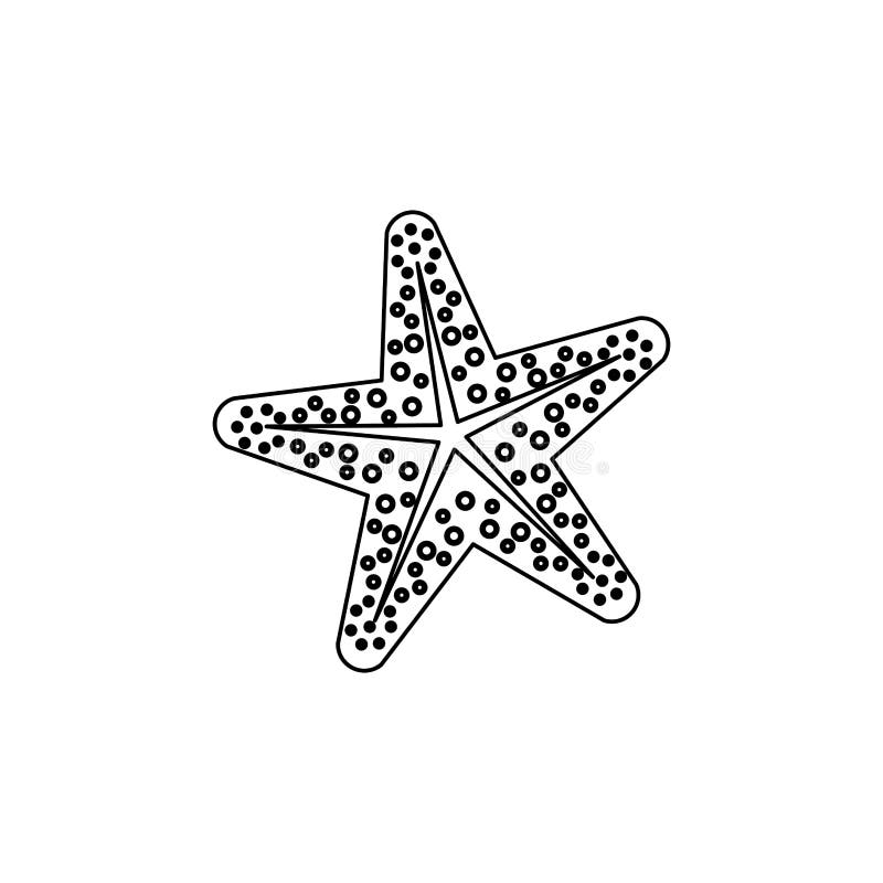 Star sea creature stock illustration. Illustration of ocean - 82805473
