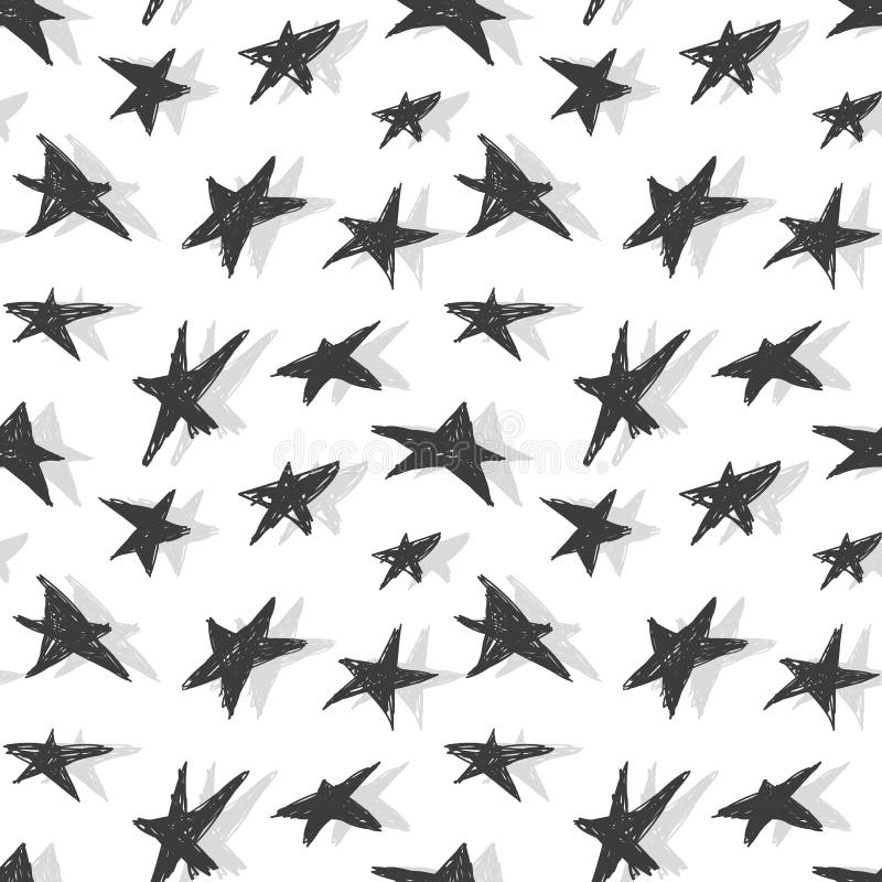 Star seamless pattern stock vector. Illustration of print - 79858389