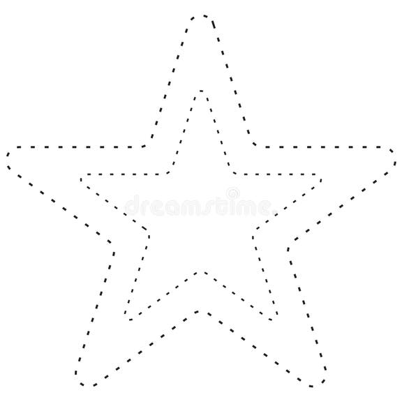 Star Icon, Star Shape for Mathematics Studying for Kids Stock Vector ...