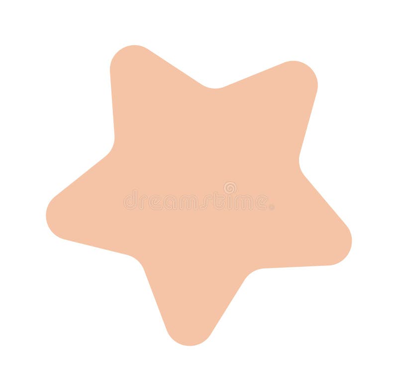 Star Shape Astronomy Design Element Stock Vector - Illustration of star ...