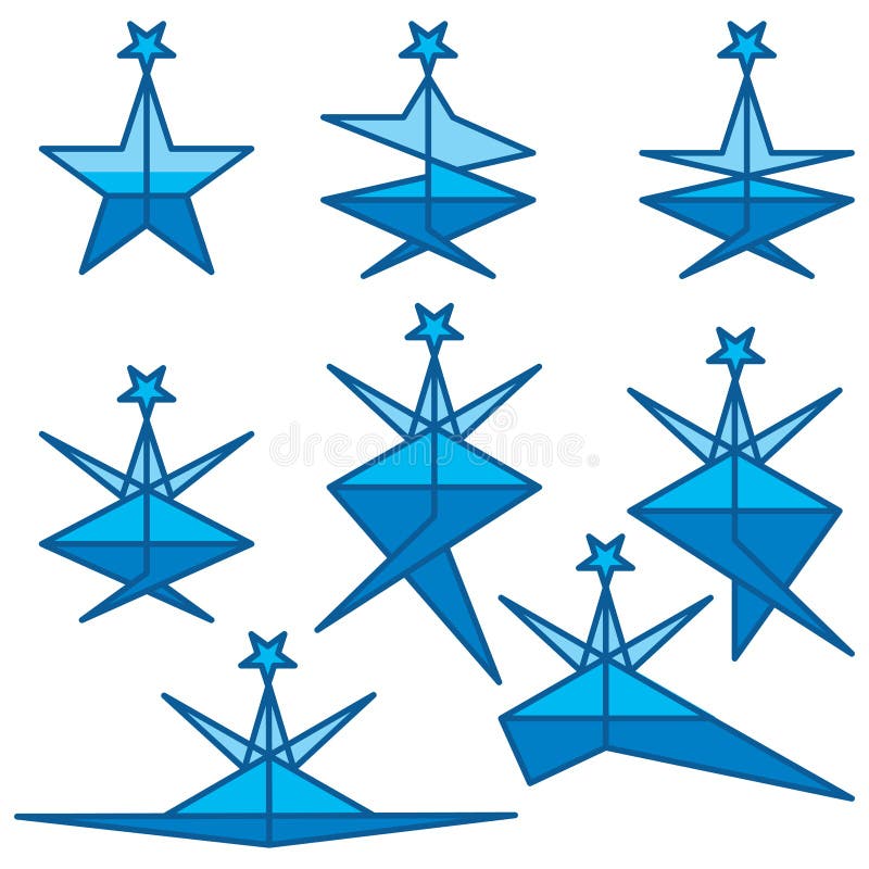 Star shape dancing set stock vector. Illustration of concentric - 66841363