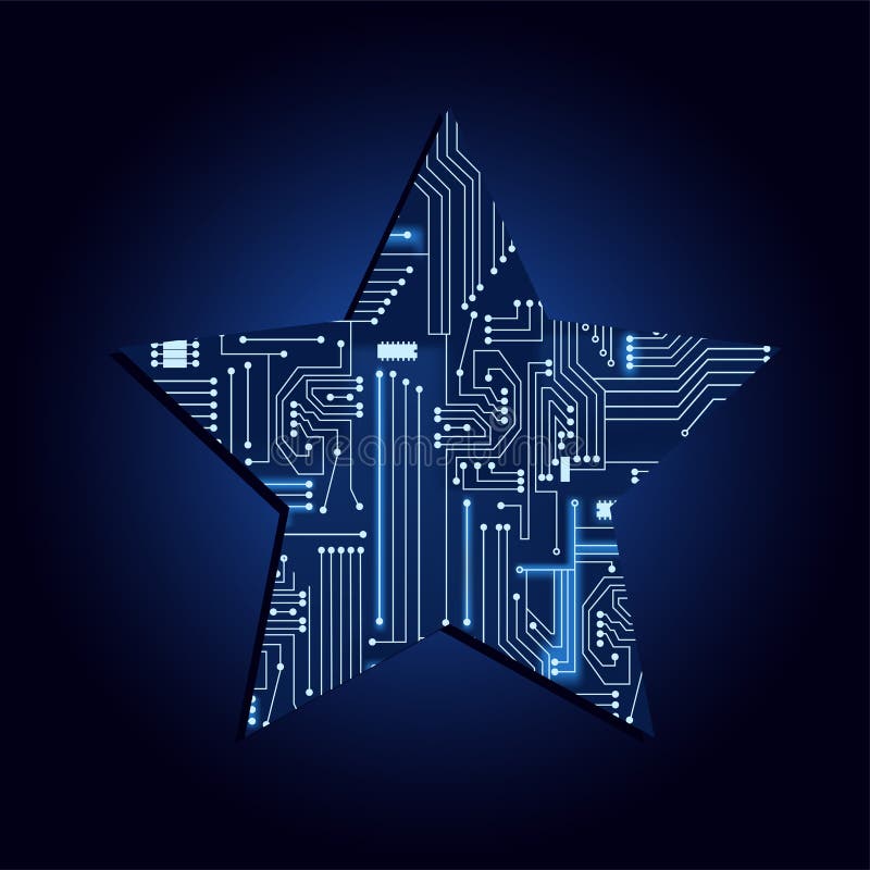 Circuit Board Background Star Stock Illustrations – 241 Circuit Board ...