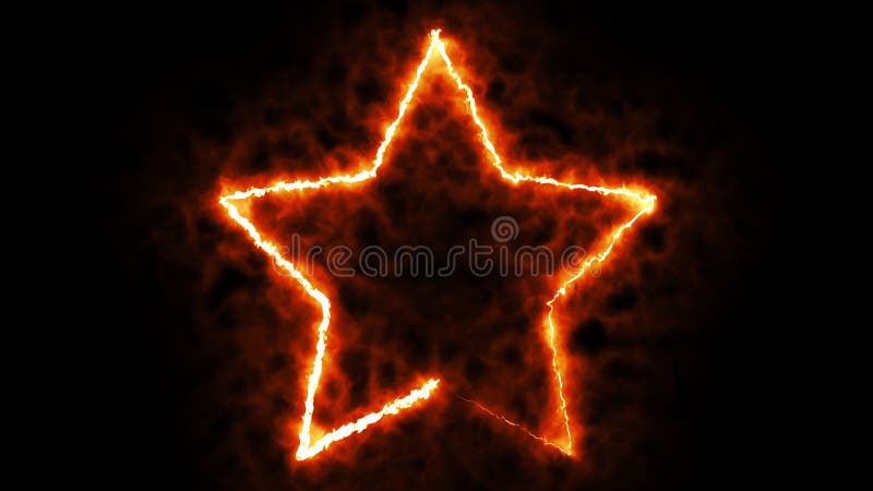 Star shape fire stock footage. Video of energy, blaze - 286276860