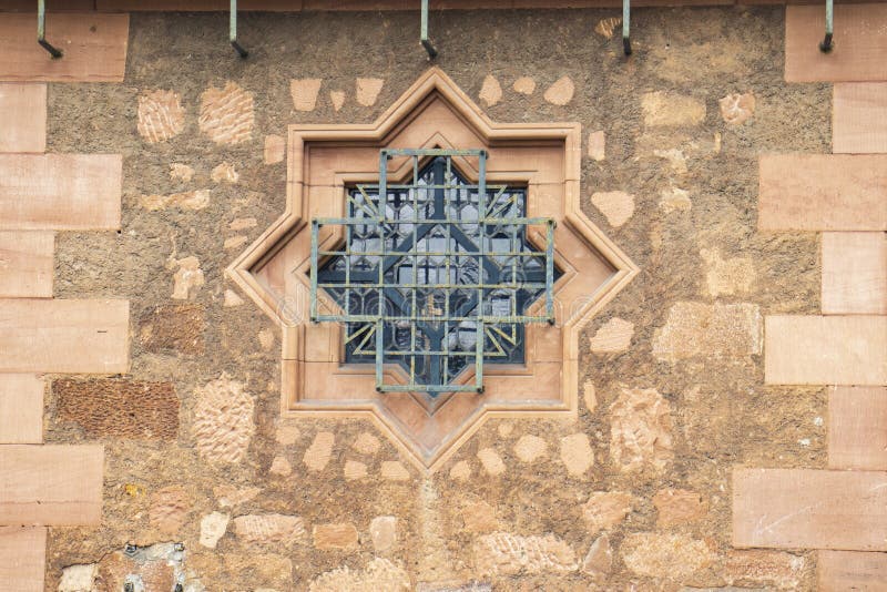 Star-shape Form Window Figured Multi-corner Vintage Window with a Metal ...